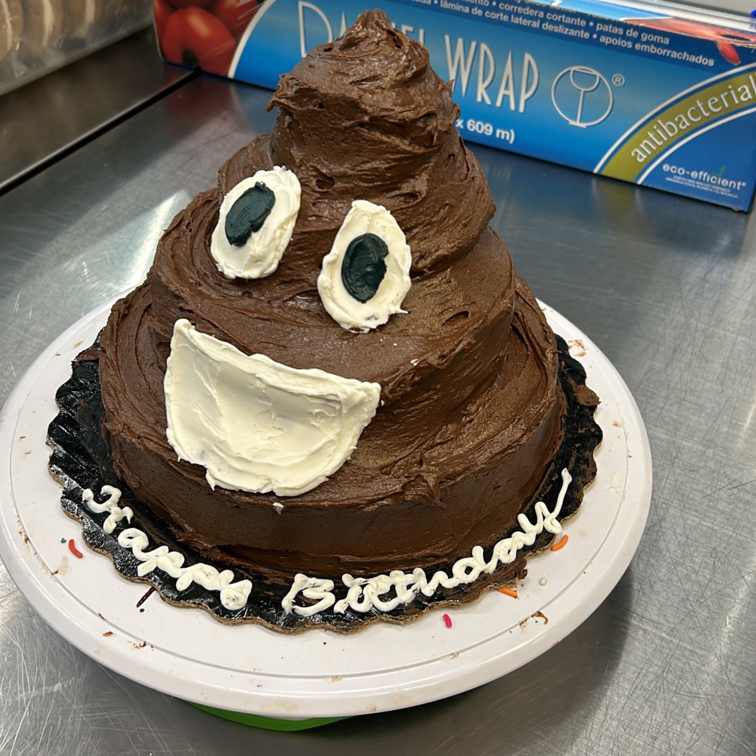 Allison’s Poop Emoji Cake (2 sizes) | No Label At The Table
